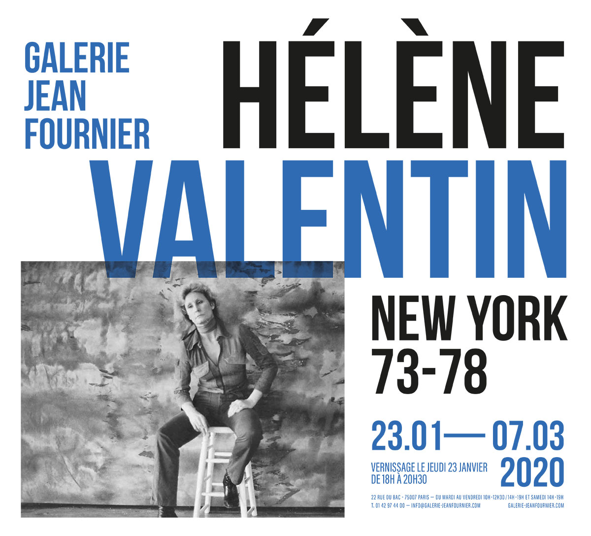 HÉLÈNE VALENTIN - NEW YORK 73-78 - Galerie Jean Fournier